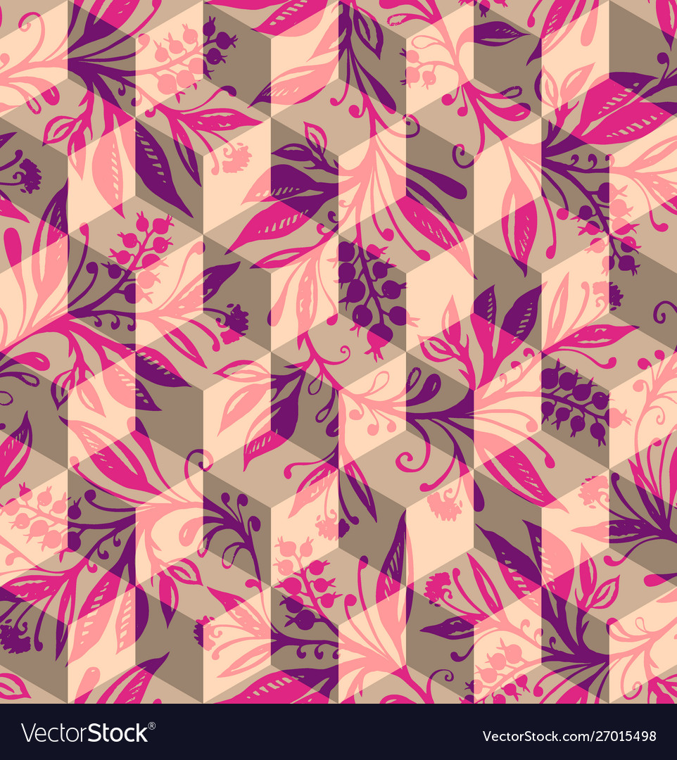 Isometric pattern Royalty Free Vector Image - VectorStock