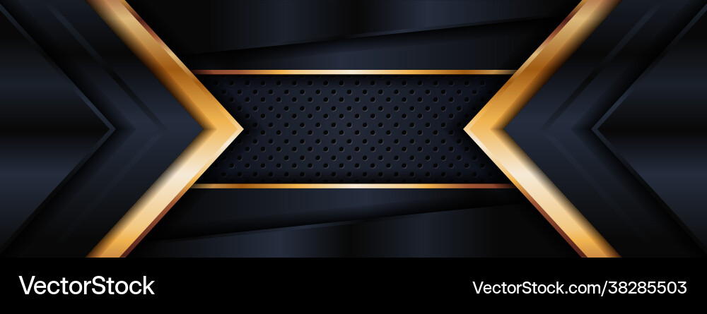 Abstract futuristic black background combined Vector Image