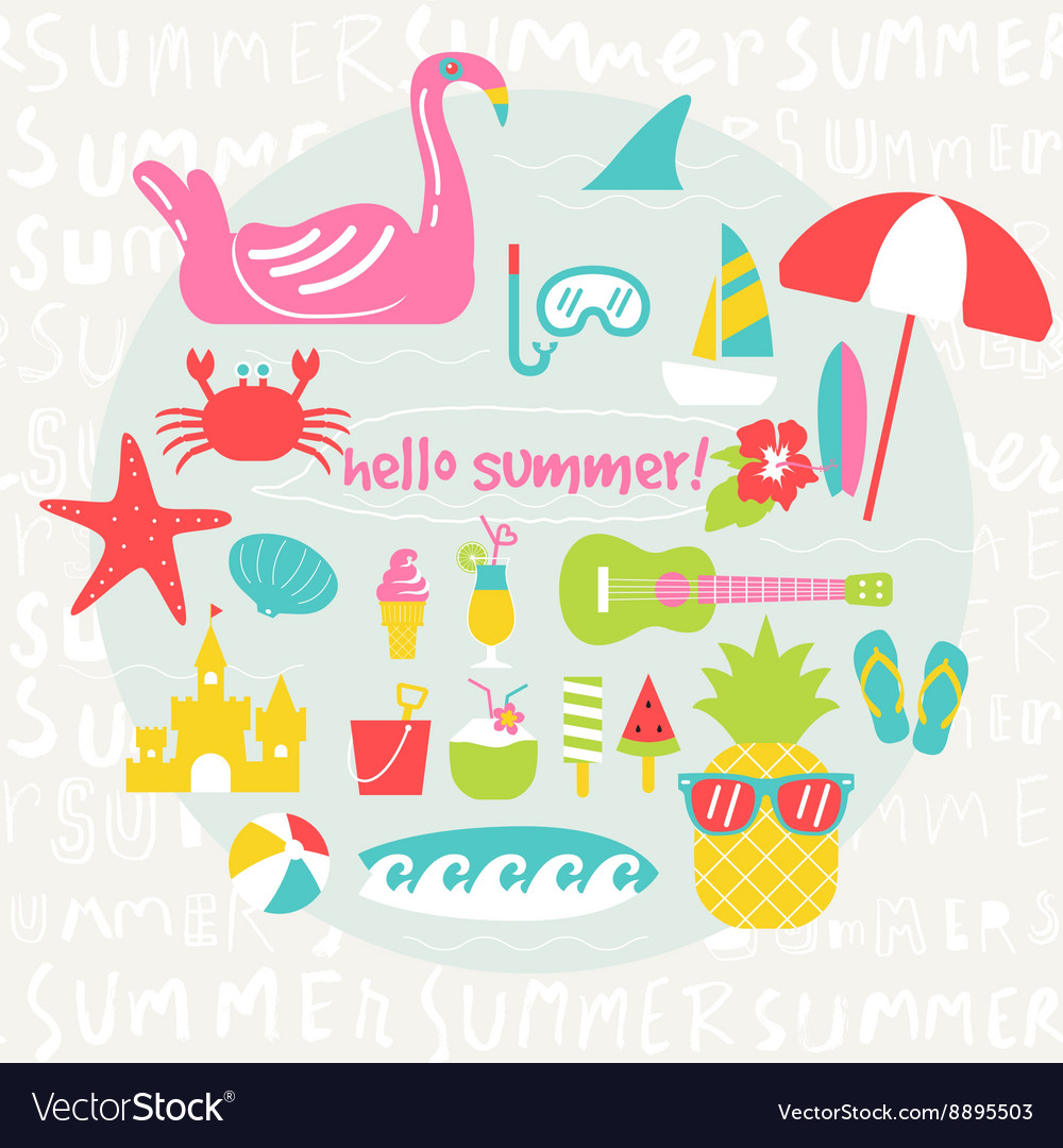 Summer Royalty Free Vector Image - VectorStock
