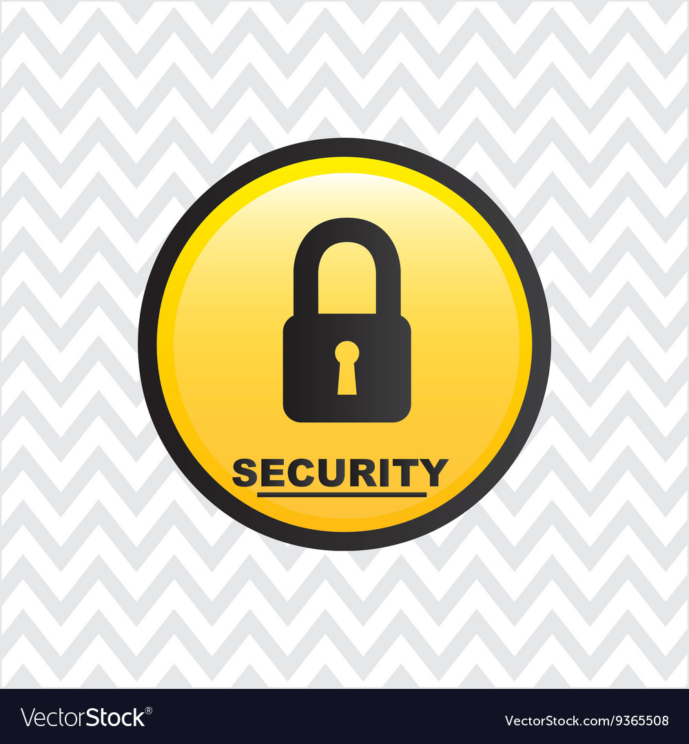 Security system design Royalty Free Vector Image