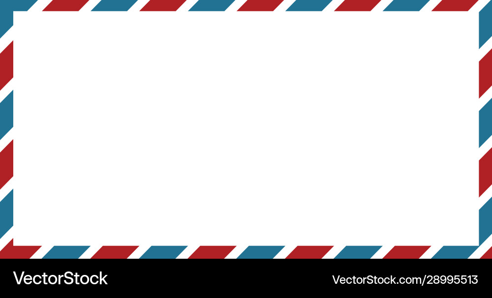 Air male border isolated on white background Vector Image