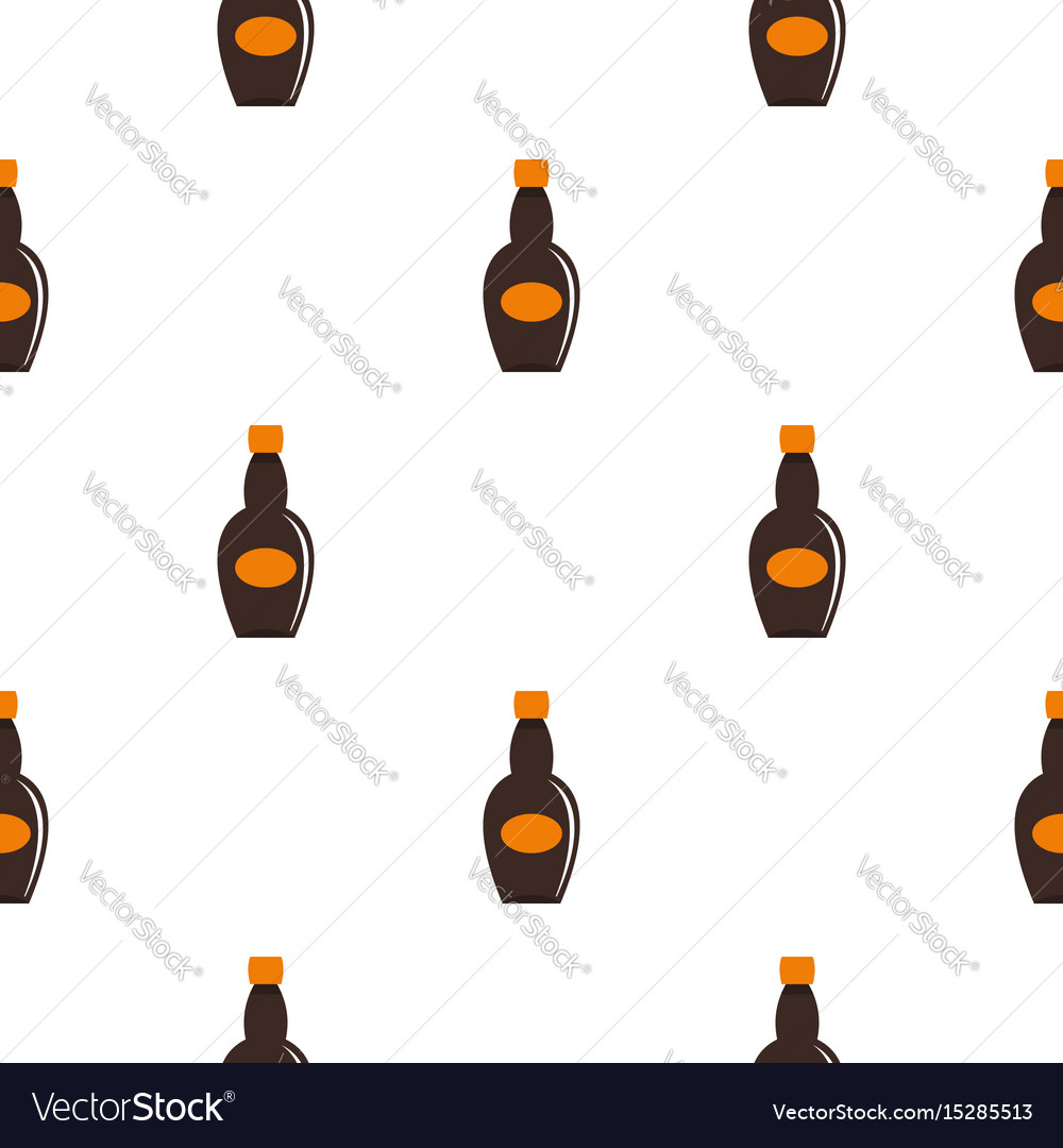 Big bottle pattern seamless Royalty Free Vector Image