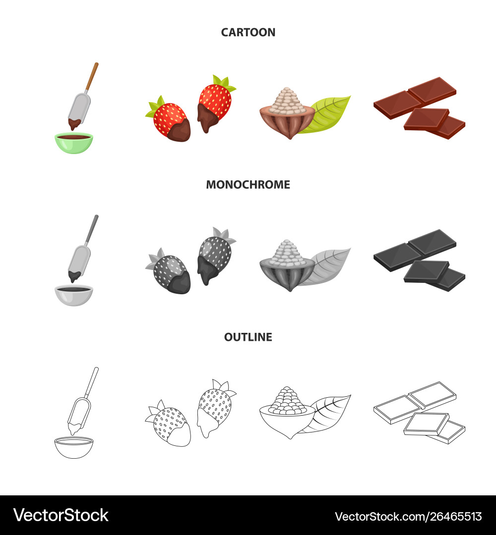 Food and yummy icon set Royalty Free Vector Image