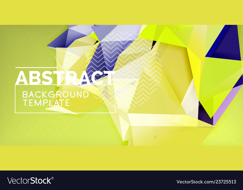 Triangular low poly background design Royalty Free Vector