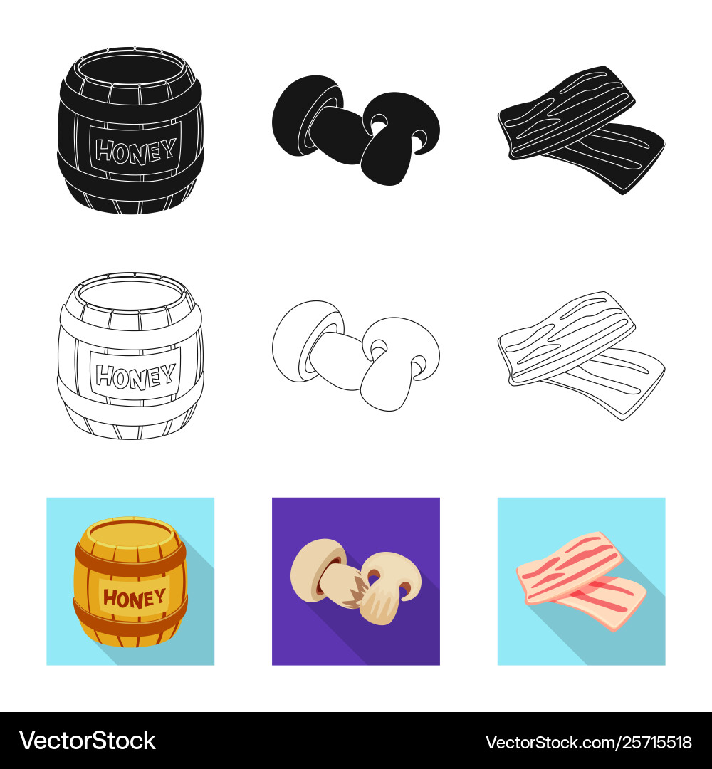 Design taste and product logo Royalty Free Vector Image