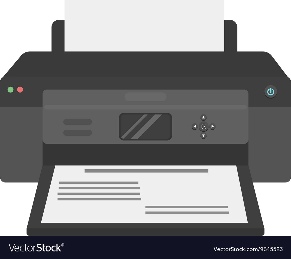 Printer Royalty Free Vector Image - VectorStock