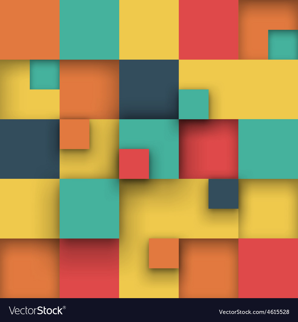 Abstract squares Royalty Free Vector Image - VectorStock