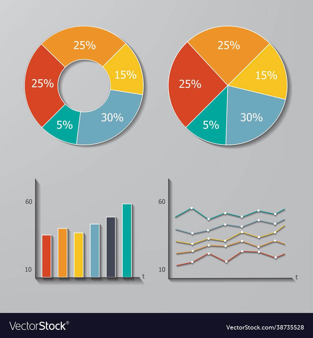 Set infographic elements Royalty Free Vector Image