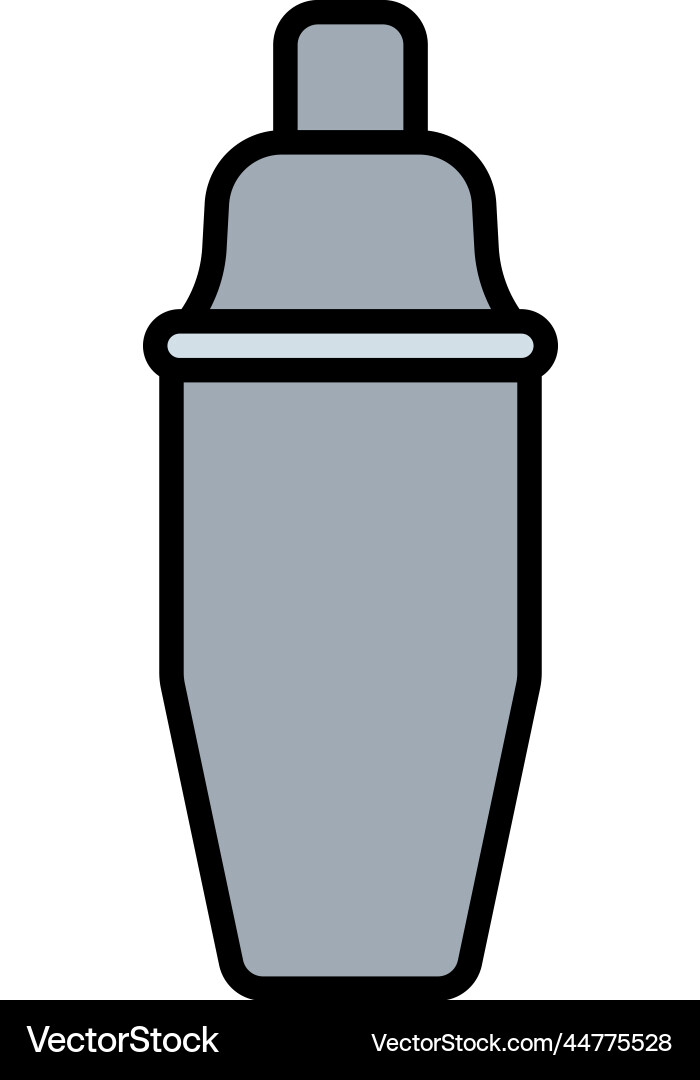 Shaker icon coffee shop related Royalty Free Vector Image