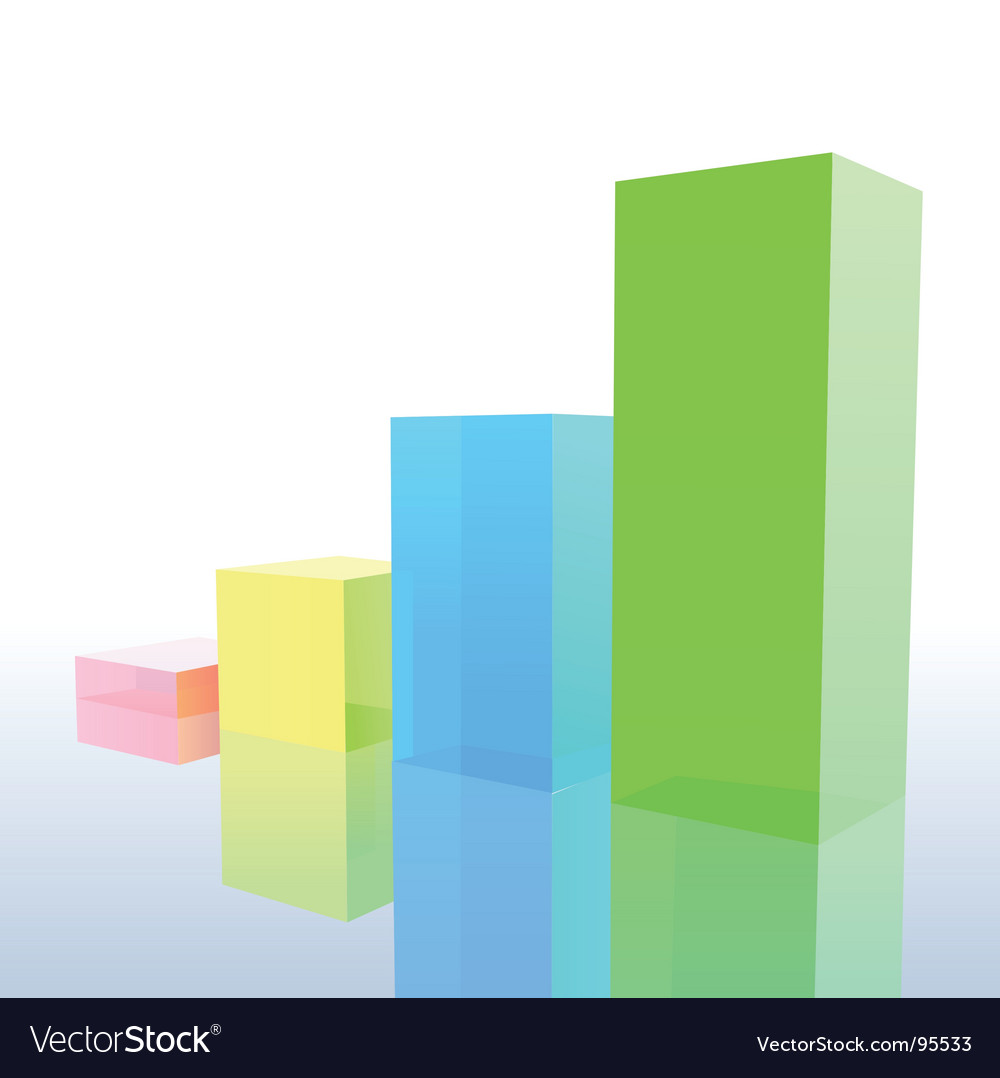 Business graph Royalty Free Vector Image - VectorStock