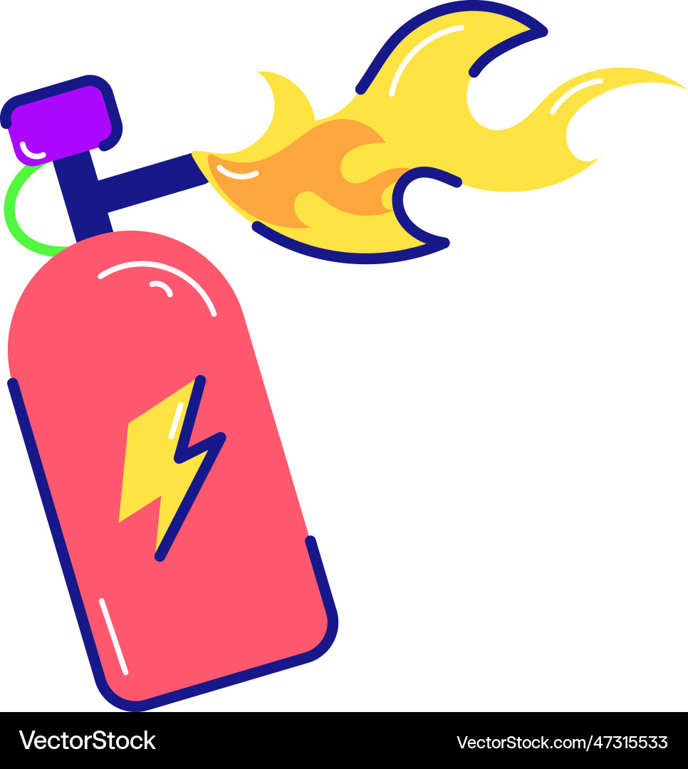 Fire extinguisher Royalty Free Vector Image - VectorStock