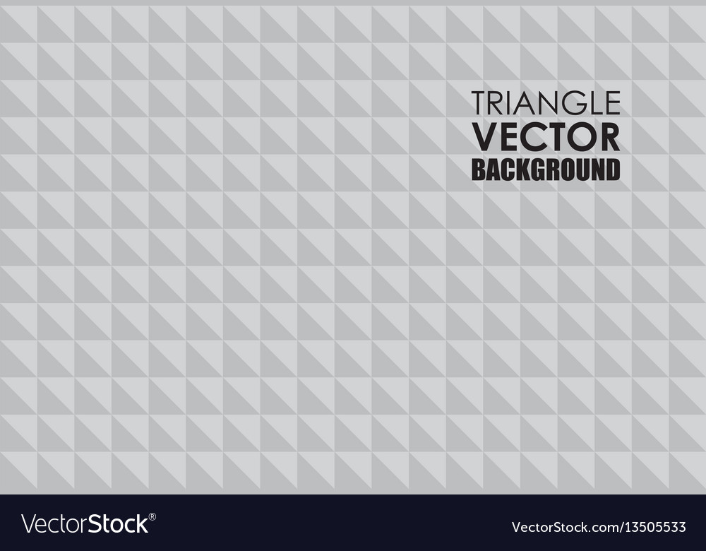 Silver triangle background Royalty Free Vector Image