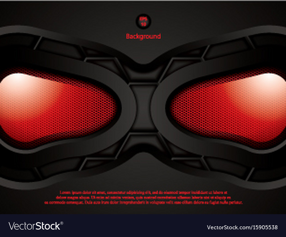 Abstract robot face Royalty Free Vector Image - VectorStock