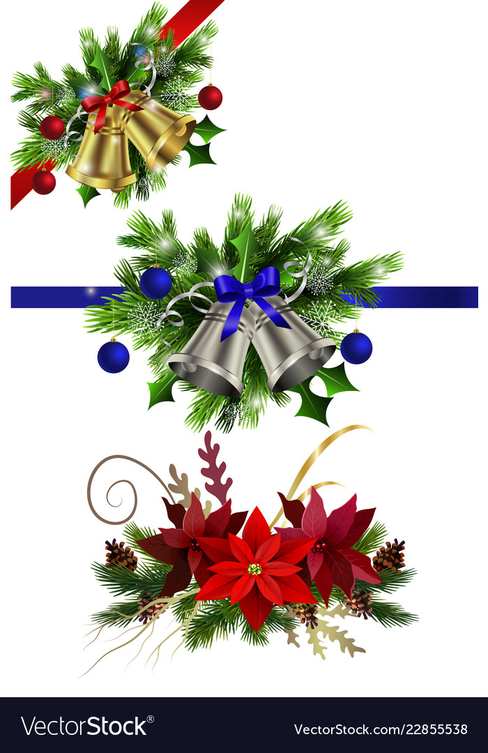 Christmas elements for your designs Royalty Free Vector