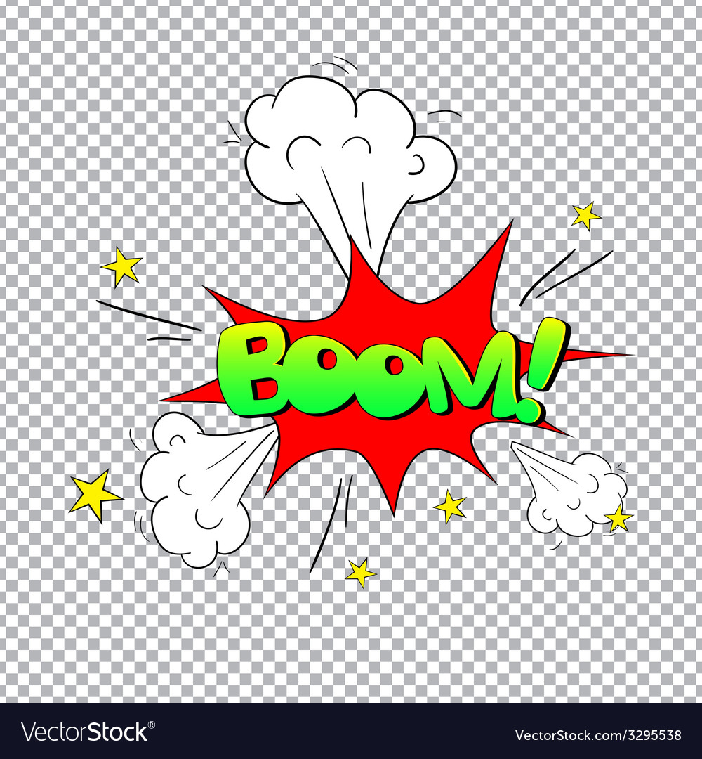 Comic bubbles isolated Royalty Free Vector Image