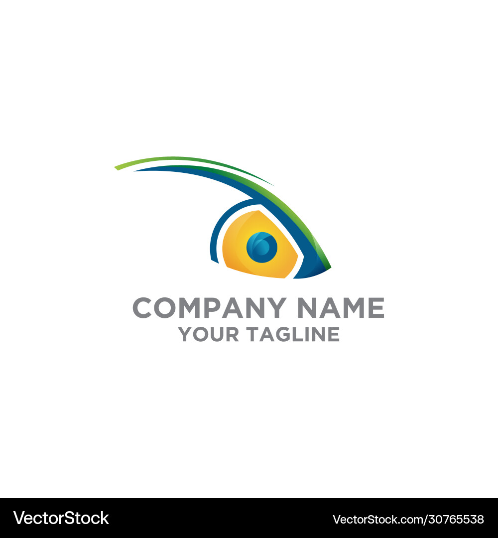 Eagle Eye Logo - Circular Vision Royalty Free Vector Image