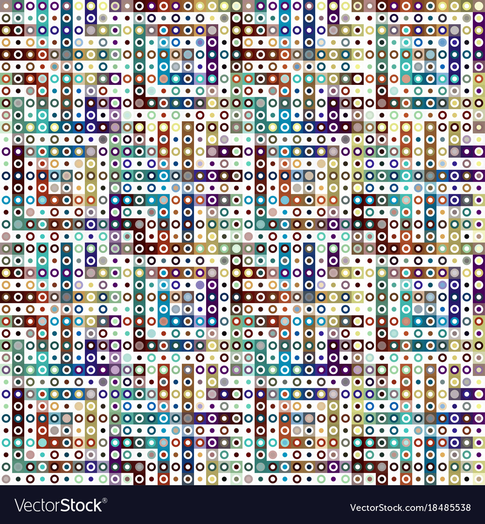 Geometric abstract pattern Royalty Free Vector Image