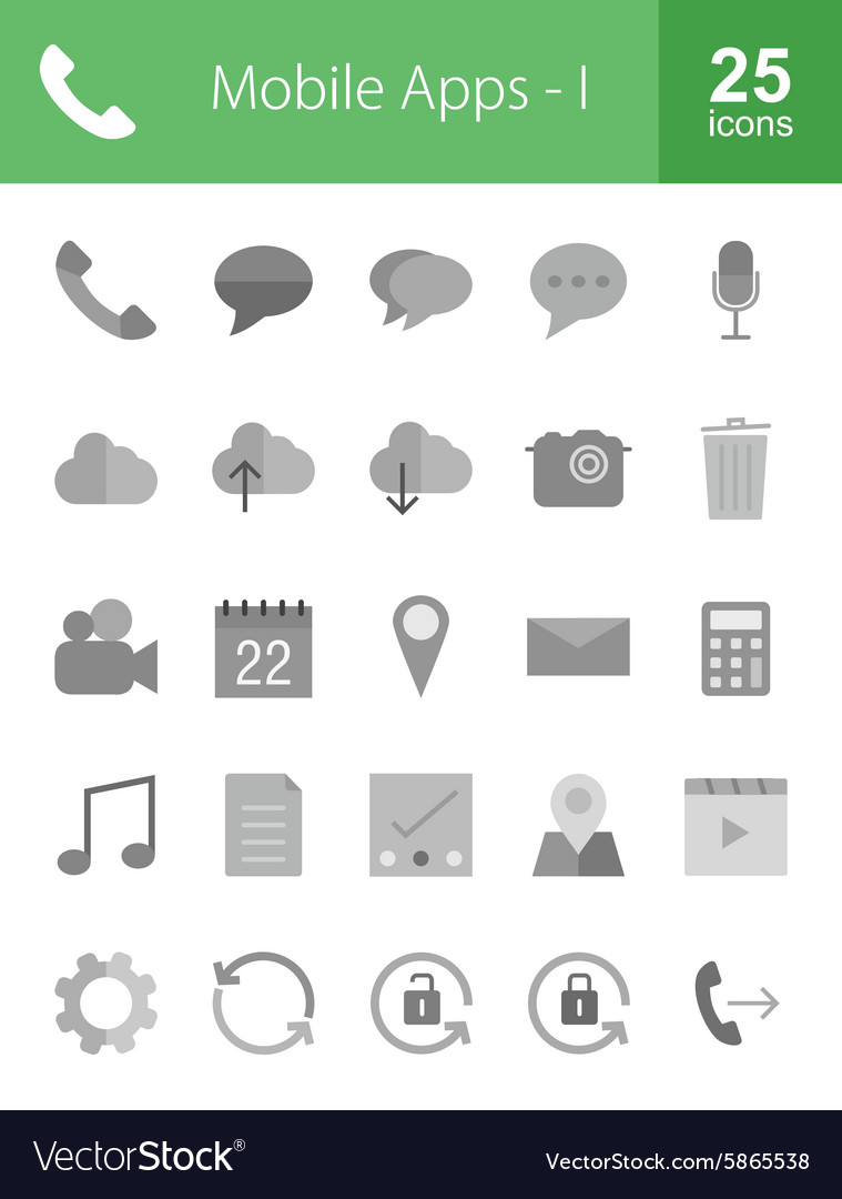 Mobile apps Royalty Free Vector Image - VectorStock