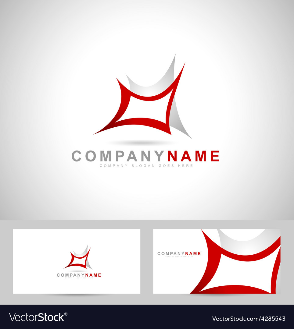 Abstract creative logo Royalty Free Vector Image