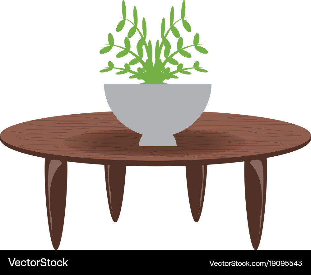 Coffee table icon Royalty Free Vector Image - VectorStock