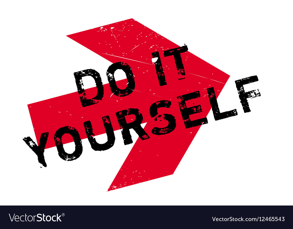Do it yourself stamp Royalty Free Vector Image