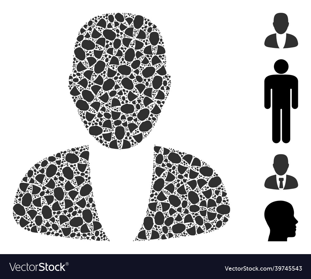 Guy person icon recursive composition Royalty Free Vector Guy person icon recursive composition Royalty Free Vector