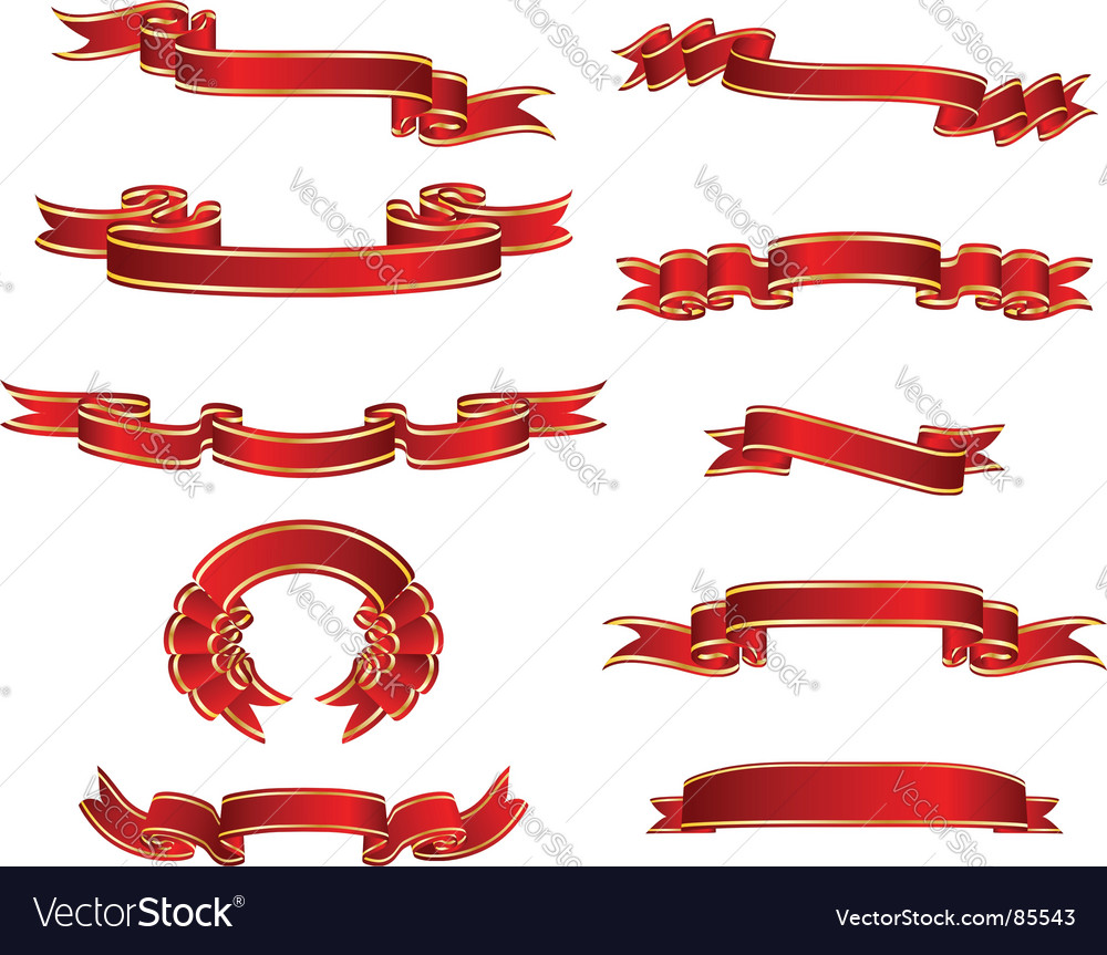 Ribbon Royalty Free Vector Image - VectorStock