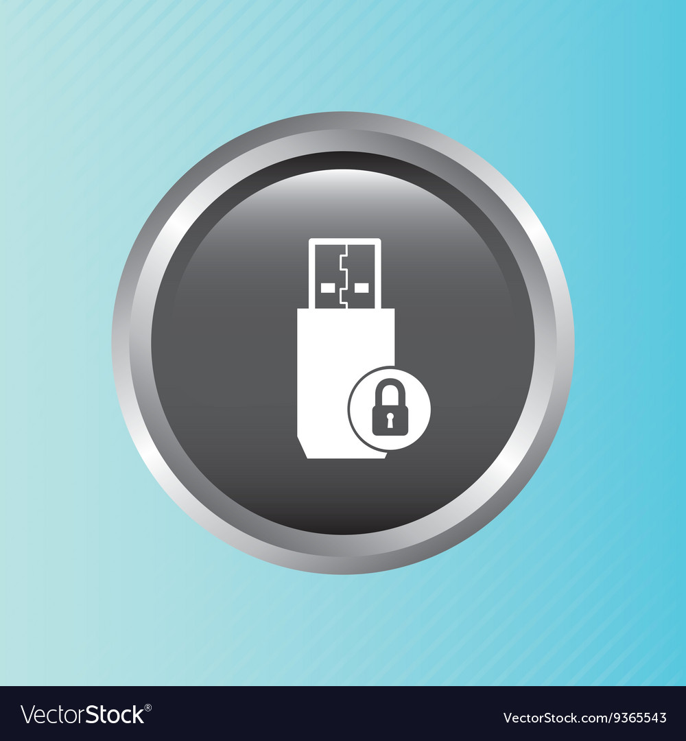 Usb device design Royalty Free Vector Image - VectorStock