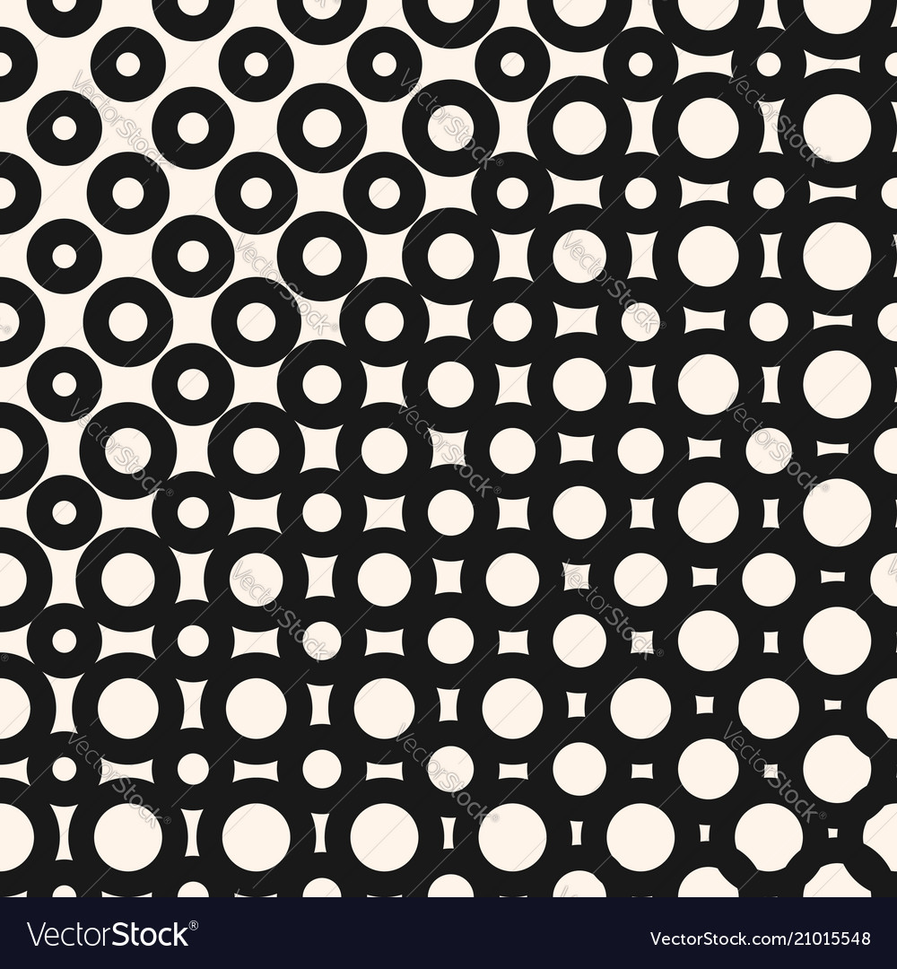 Halftone pattern geometric seamless texture Vector Image