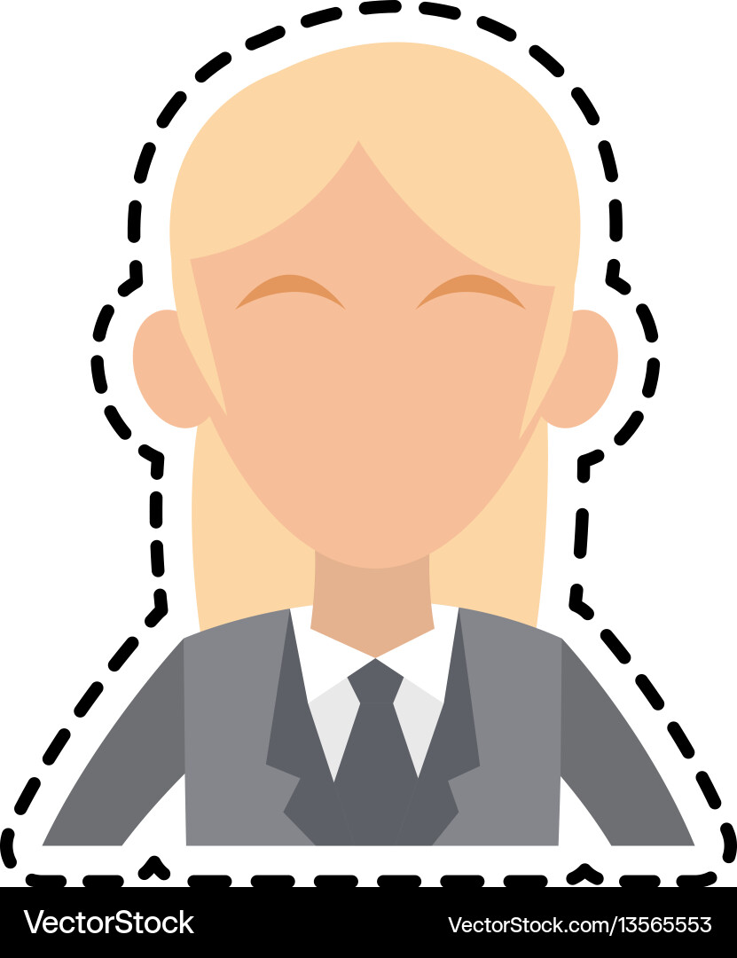 Business woman icon image Royalty Free Vector Image