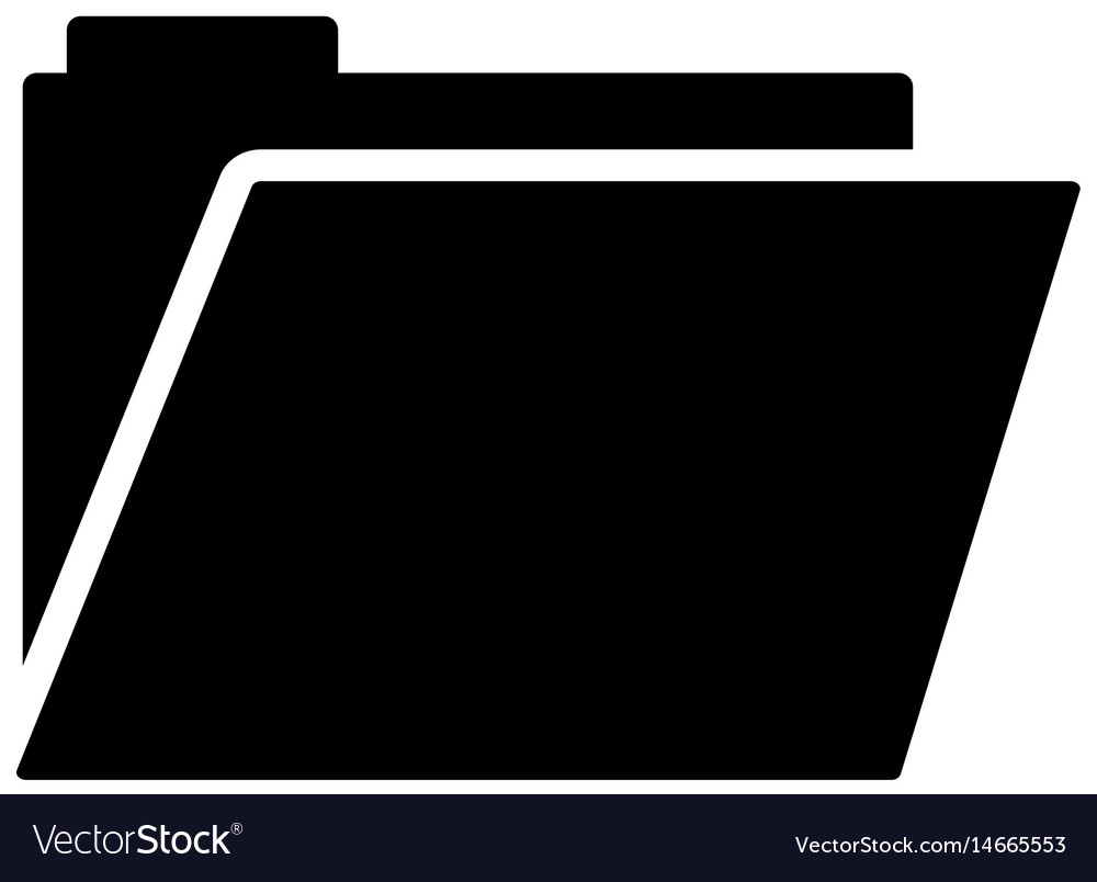 Document folder icon Royalty Free Vector Image