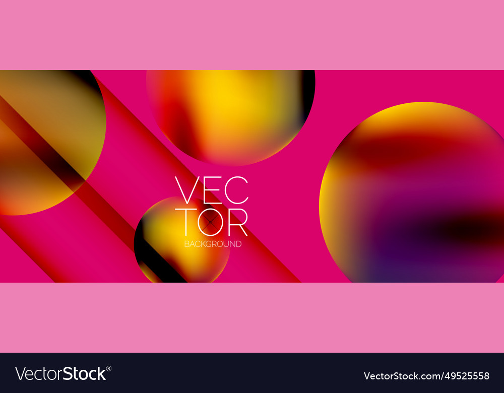 Dynamic fluid gradient techno sphere mesmerizing Vector Image