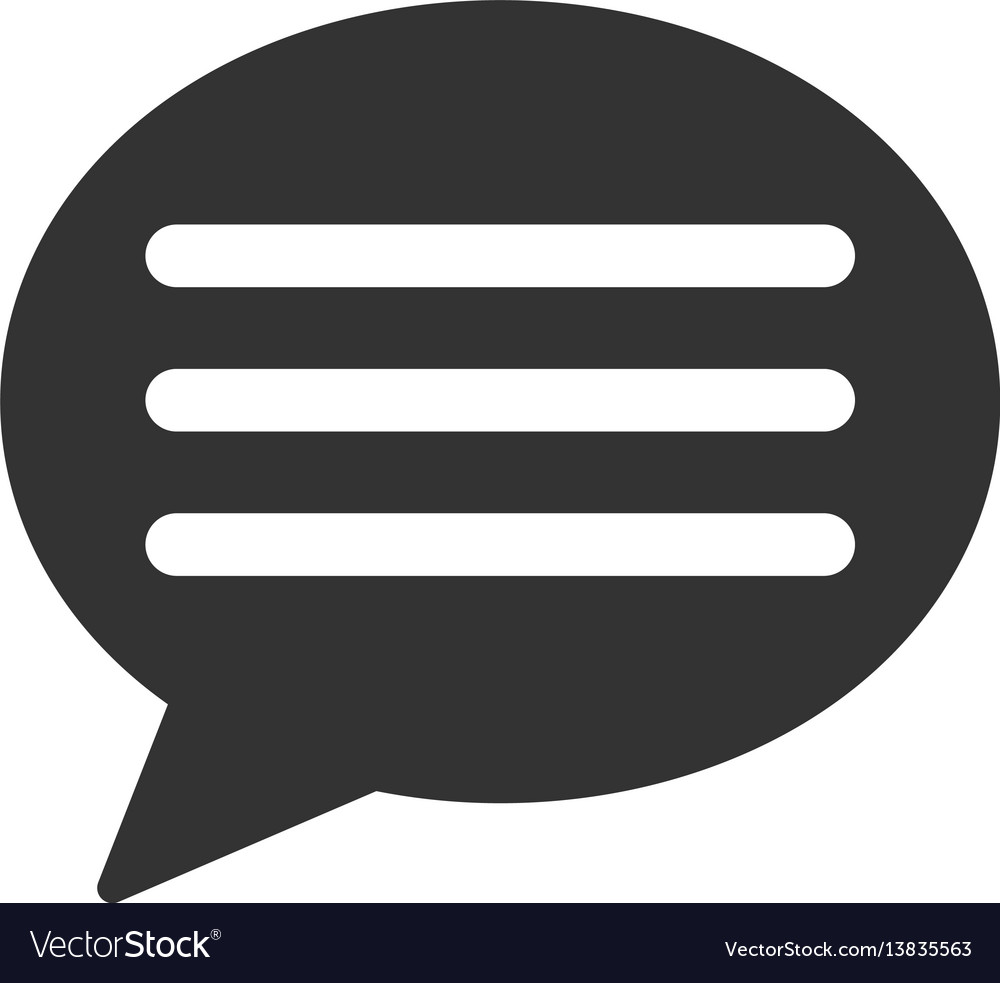 Message cloud flat icon Royalty Free Vector Image Message cloud flat icon Royalty Free Vector Image