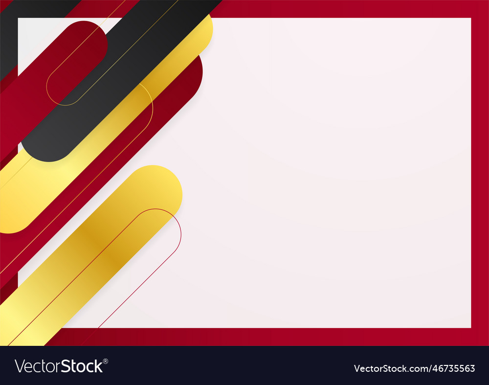 Modern abstract red black gold background Vector Image Modern abstract red black gold background Vector Image