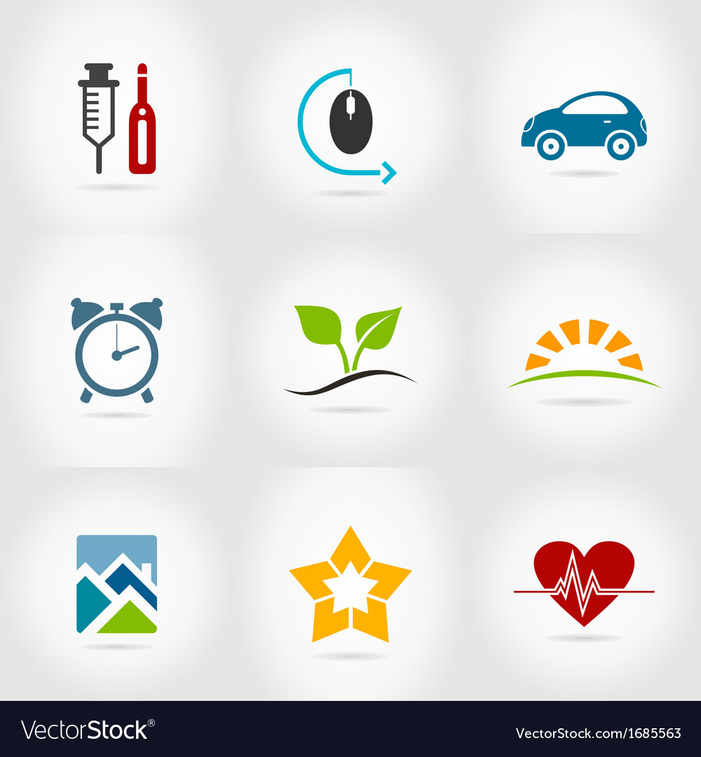 Set Royalty Free Vector Image - VectorStock