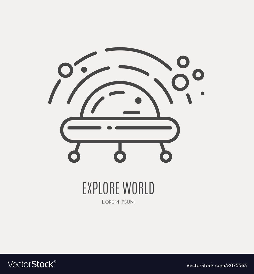 Space logo Royalty Free Vector Image - VectorStock