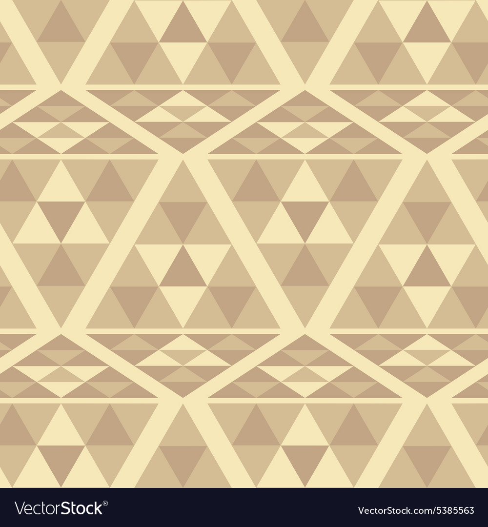 Triangle ethnic pattern Royalty Free Vector Image
