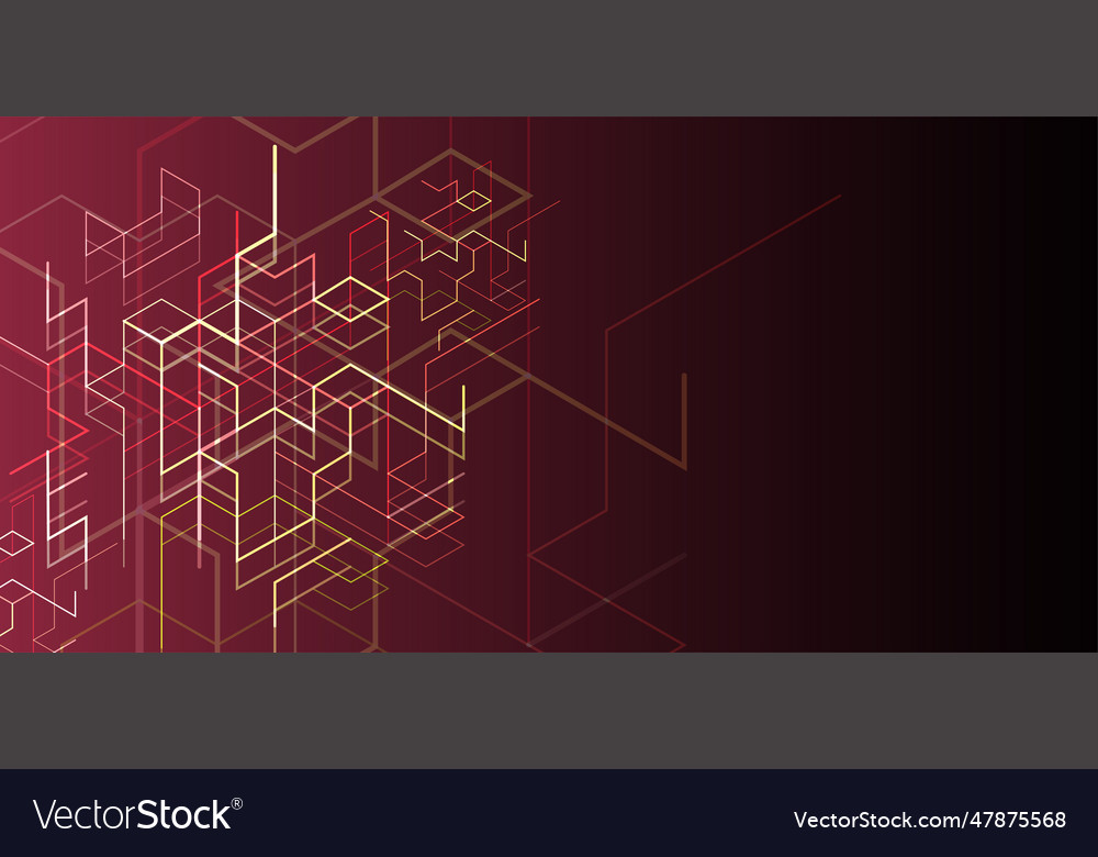 Digital technology and engineering background Vector Image
