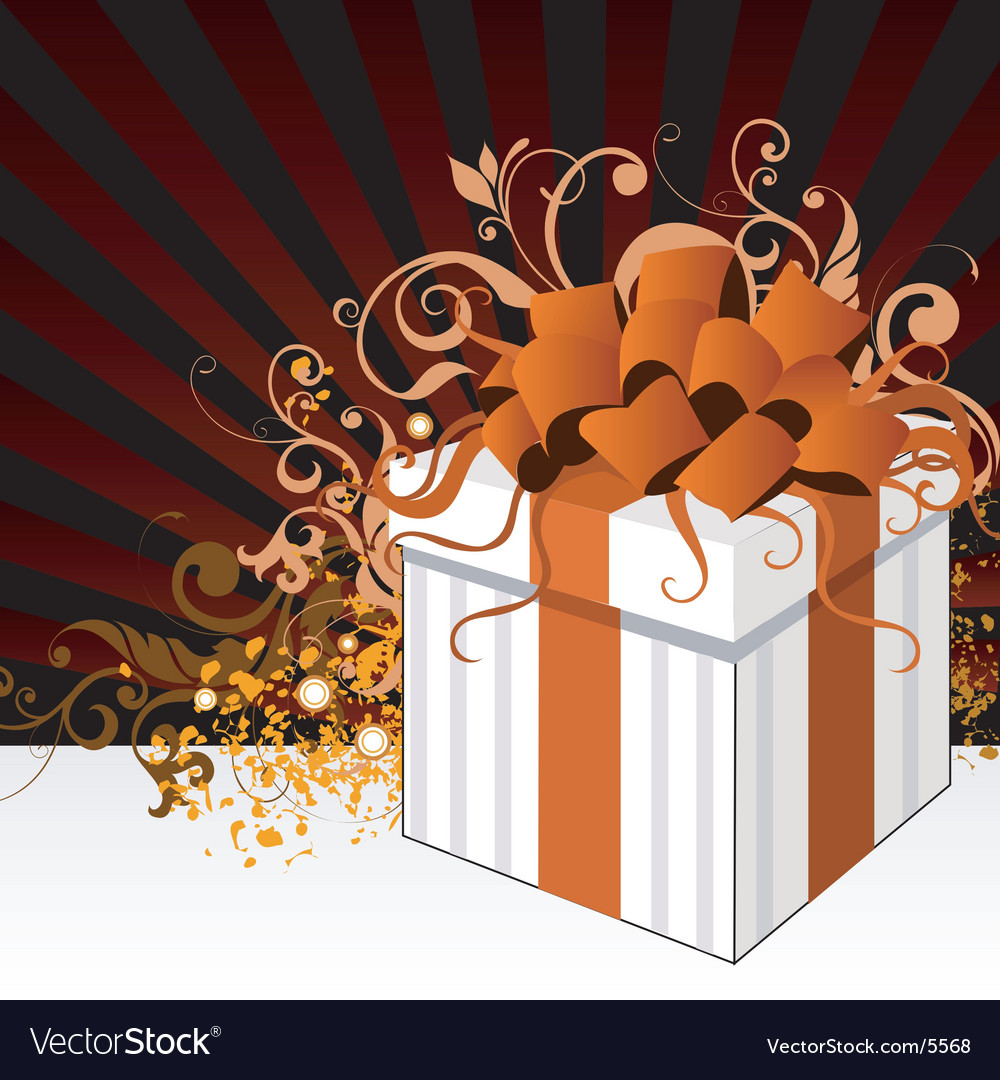 Gift box Royalty Free Vector Image - VectorStock