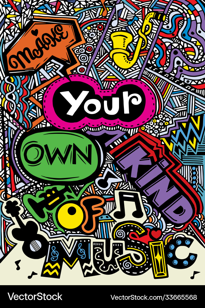 Hand lettering quote drawn typography poster Vector Image