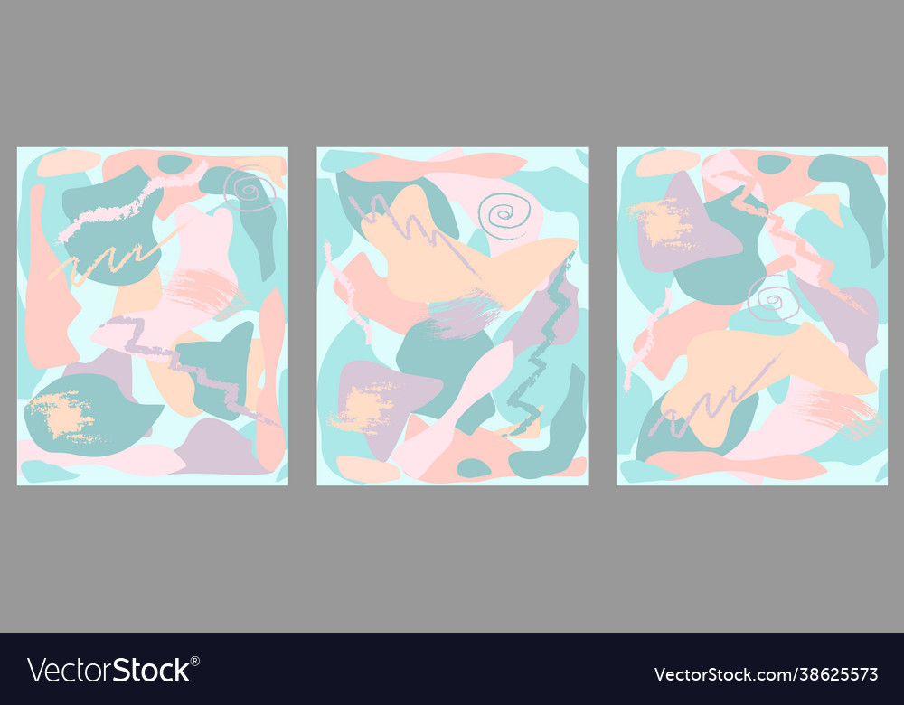 Abstract Colored Shape Background Royalty Free Vector Image