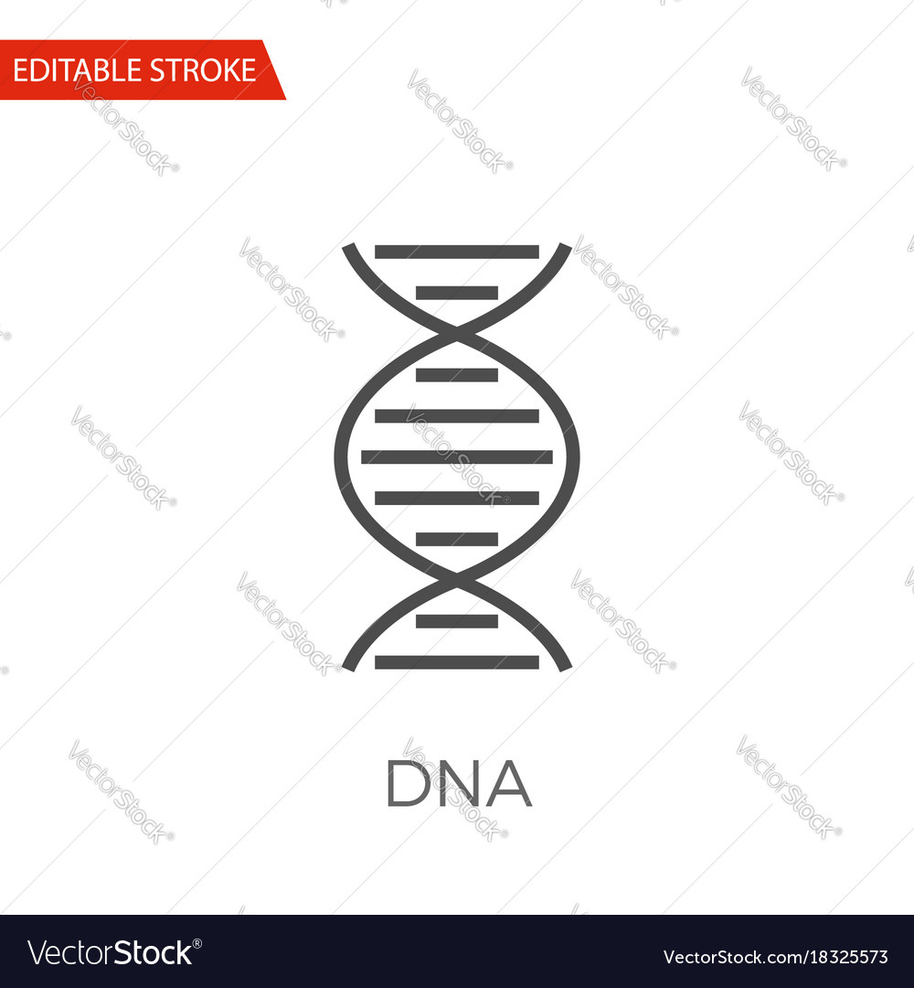 Dna icon Royalty Free Vector Image - VectorStock