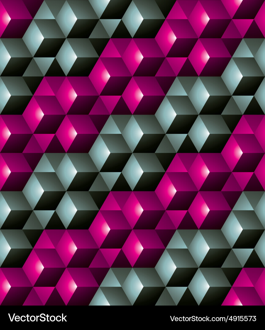 Futuristic continuous multicolored pattern motif Vector Image