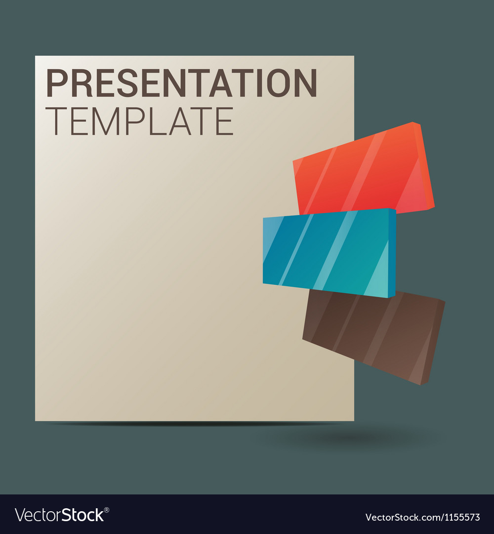 Modern design template Royalty Free Vector Image