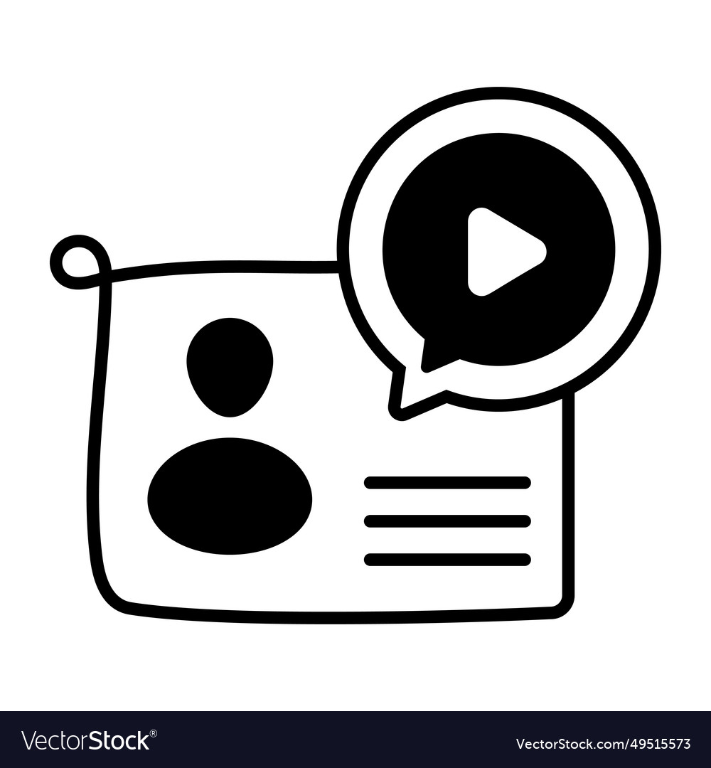 Video tutorial Royalty Free Vector Image - VectorStock