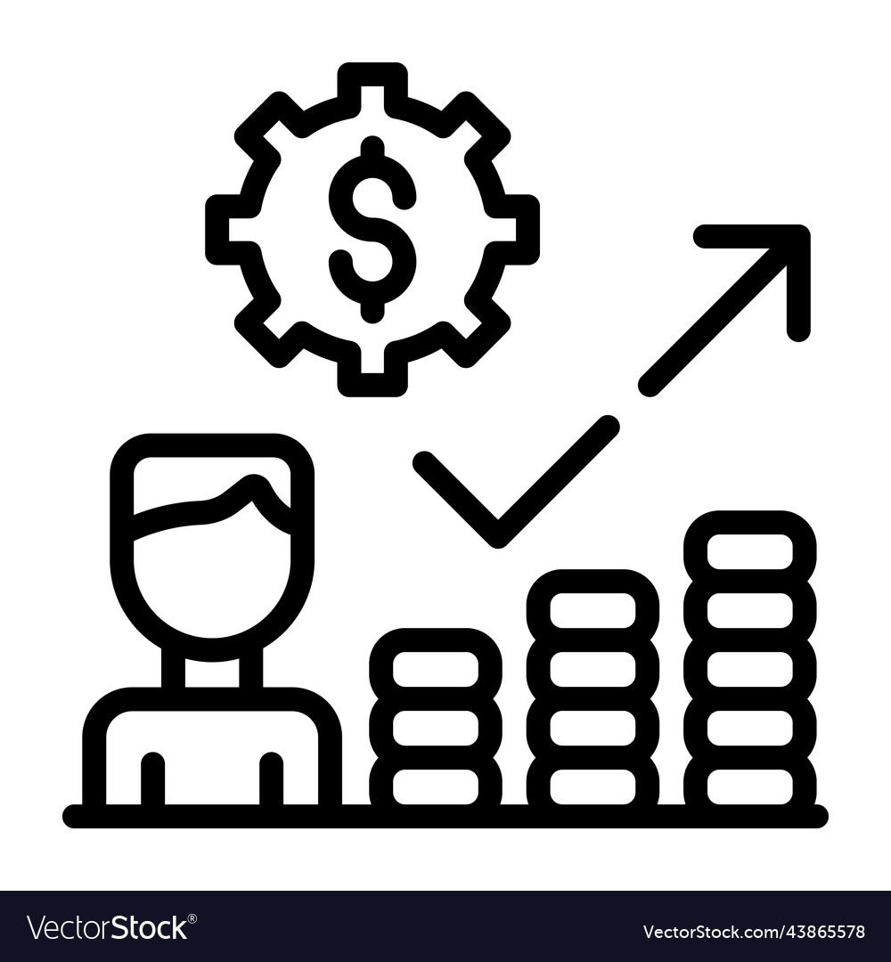 Business growth Royalty Free Vector Image - VectorStock