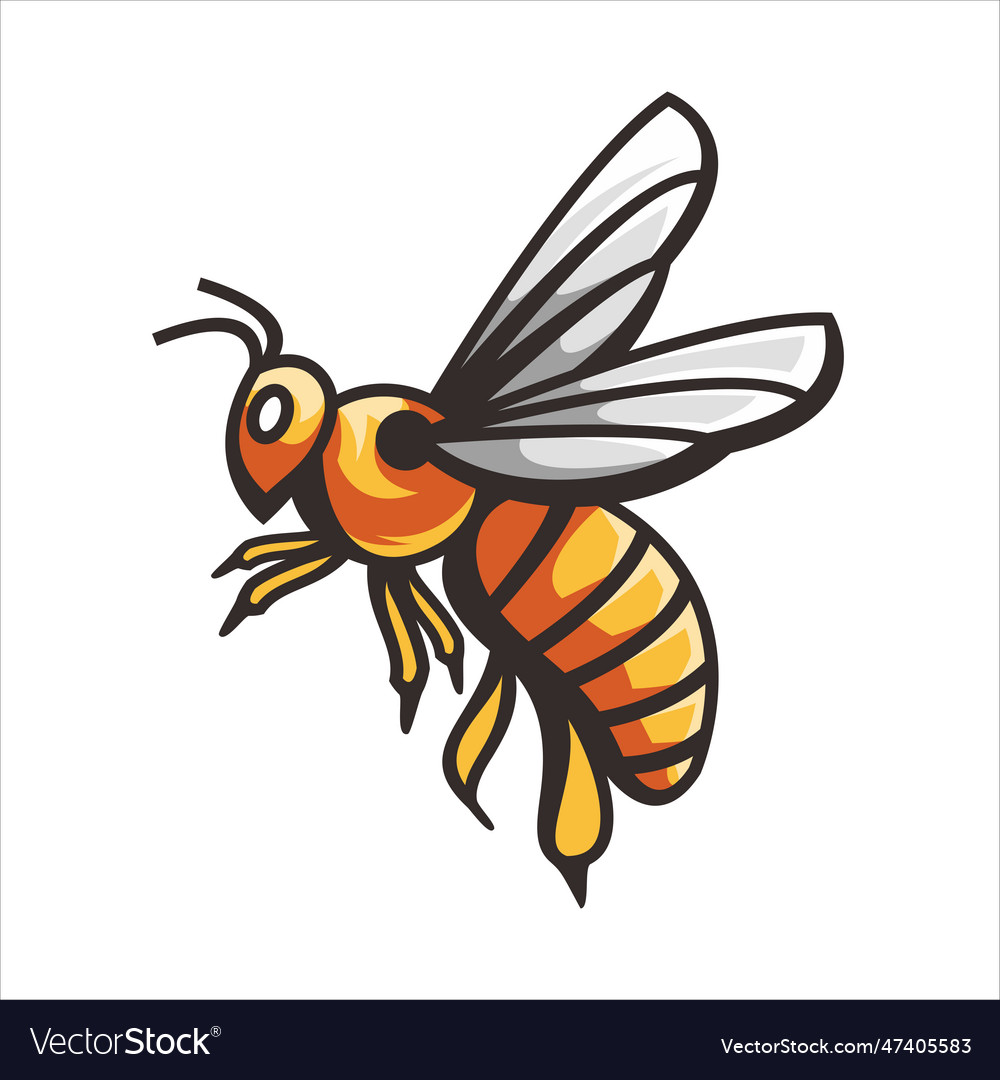 Bee design Royalty Free Vector Image - VectorStock