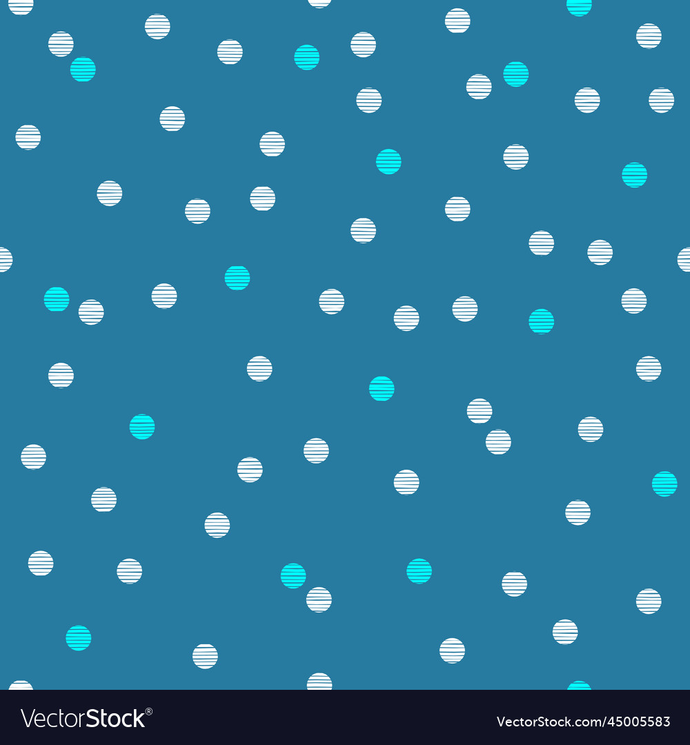Blue seamless dot repeat pattern background Vector Image
