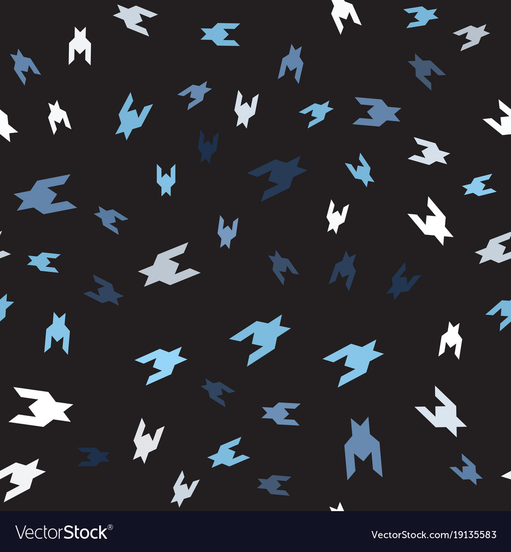 Houndstooth chaotic pattern seamless Royalty Free Vector