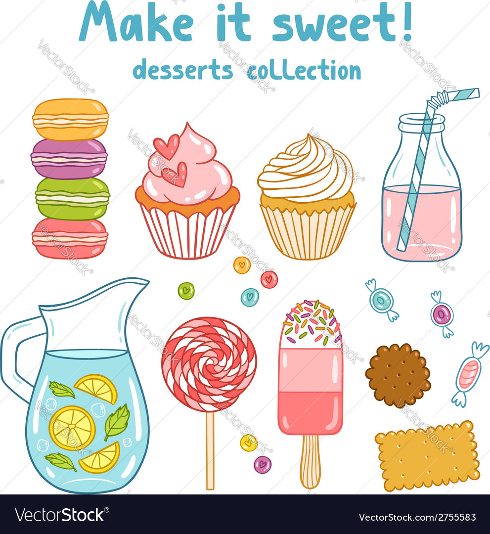 Make it sweet Royalty Free Vector Image - VectorStock